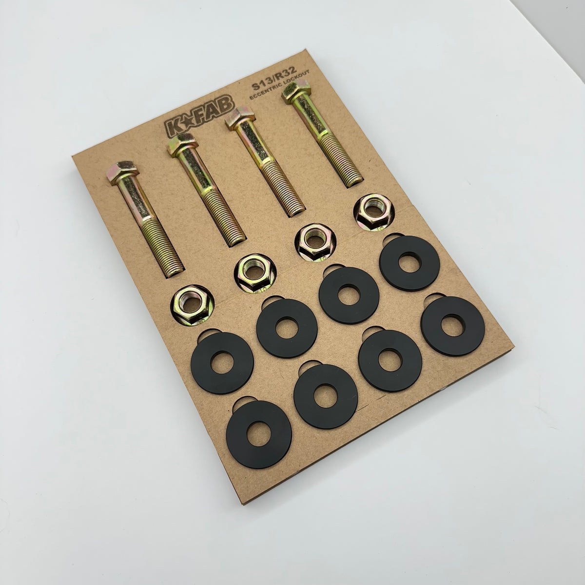 K Fab Eccentric Lockout Kit for Nissan 240sx S13, Skyline R32, 180sx ...