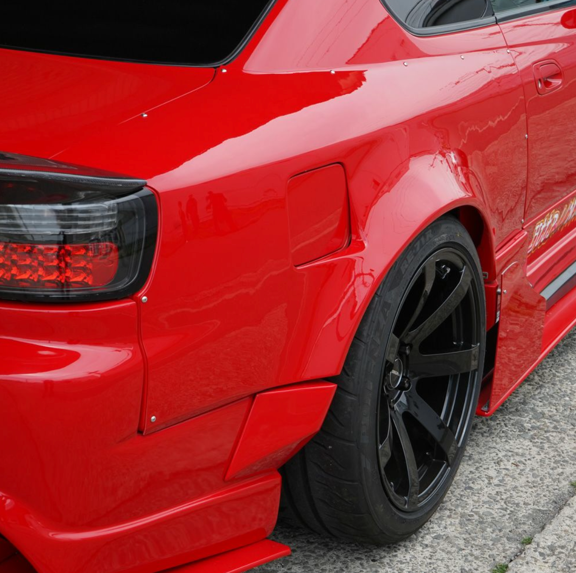 Origin Lab Rear Overfender Type 4 +75mm for Nissan Silvia (99-02 S15 ...